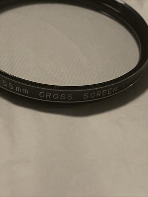 Vivitar 55mm Cross Screen Camera Lens Filter Made In Japan | eBay
