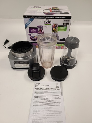Ninja Foodi Auto-IQ 1200 Watt Smoothie Bowl Maker, Nutrient Extractor ...