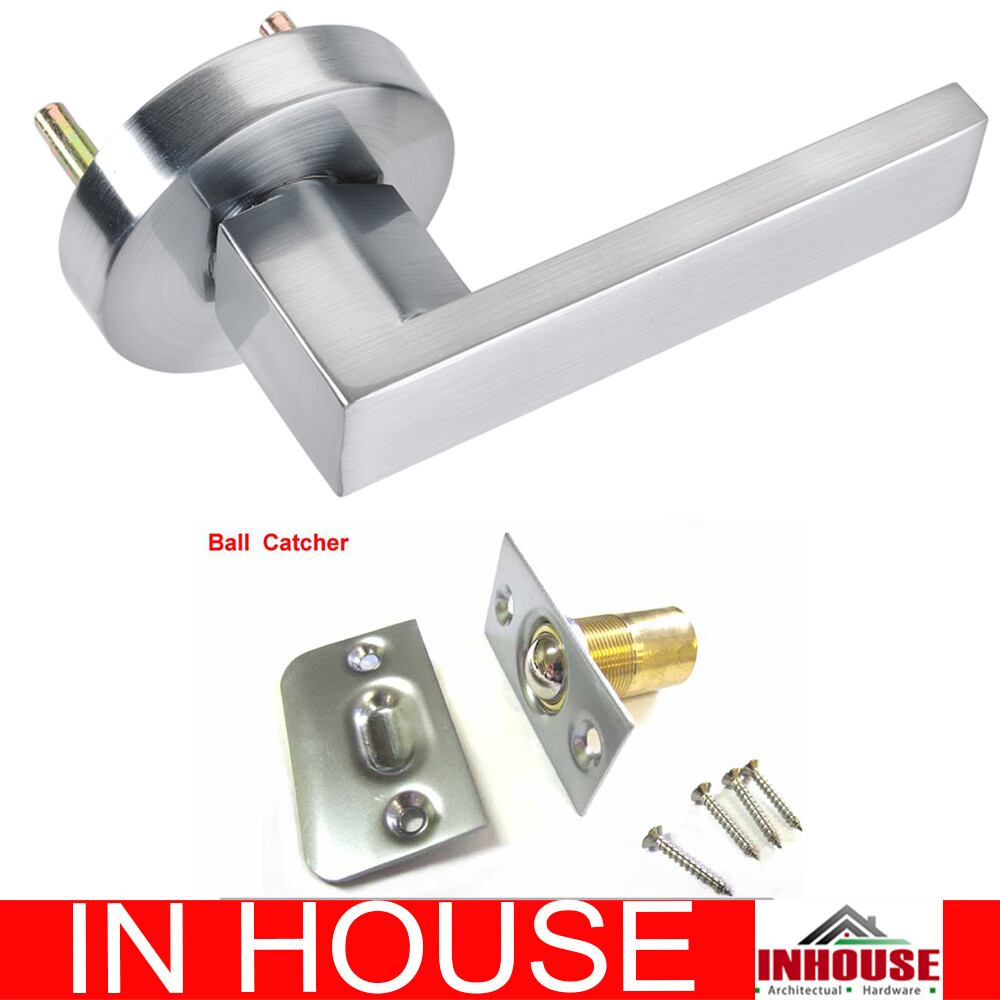 Fixed dummy handle + Ball door Catcher for wardrobe Cabinet Satin ...