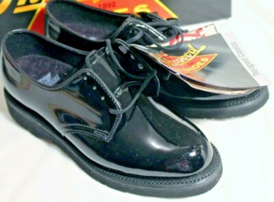 Thorogood Women's Black Poromeric Oxford ROTC BAND MILITARY Shoes 531 ...