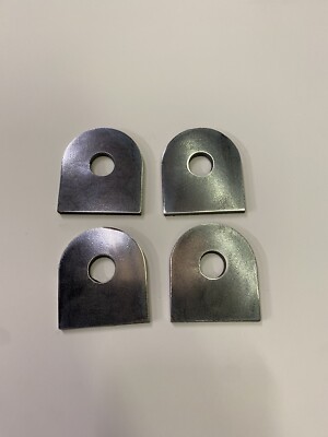 (4) Short Flat Sided Brackets 4-Link Brackets Air Bags Air Ride ...