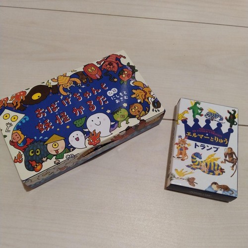 Elmer & Ryu Ghost Youkai Karuta Card Game Set, Character Illustrations ...