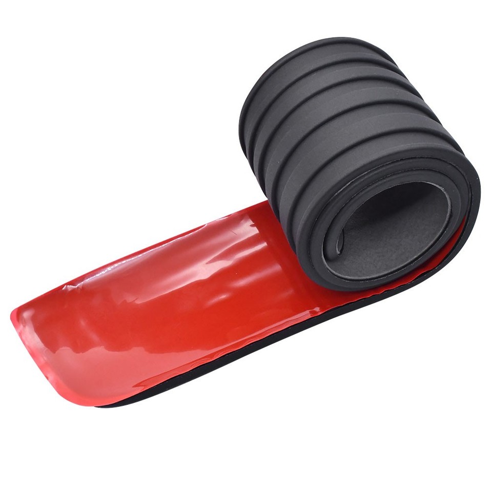 4PCS Rubber Black Door Sill Scuff Panel Cover Step Protector For ...