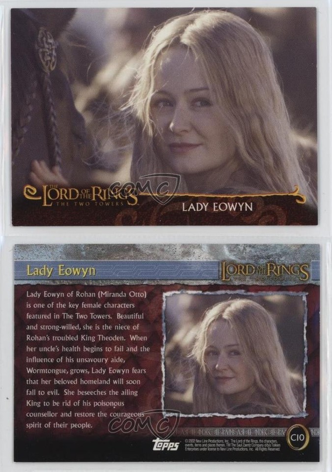 2002 The Lord of Rings Two Towers Cadbury Australia Preview Set Lady ...