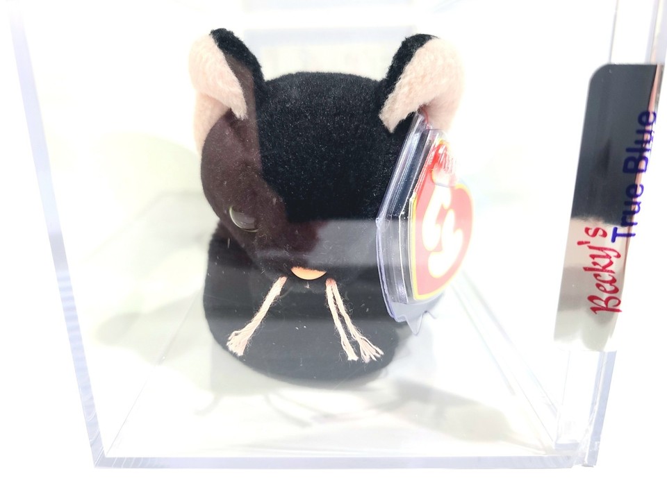 Ty Beanie Baby Babies Rare 3rd 1st Gen Zip All Black TBB Authenticated ...