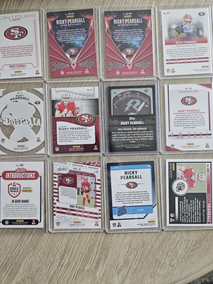 Ricky Pearsall Rookie Card Lot 12- Total Cards | eBay