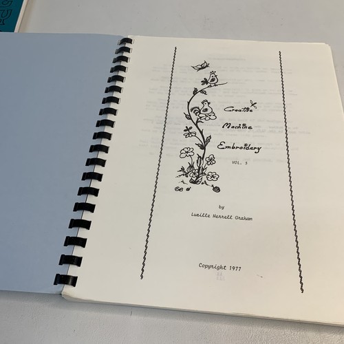 Creative Machine Embroidery Vol. 2-3 By Lucille Merrell Graham W ...