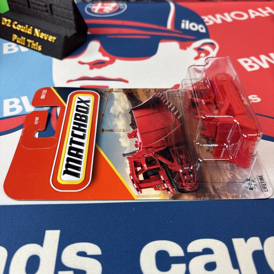 Matchbox Ground Breaker Bulldozer Red Construction Vehicle Fire Watch ...