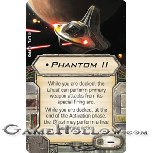Star Wars Miniatures X-Wing Upgrade Card PHANTOM II Title | eBay