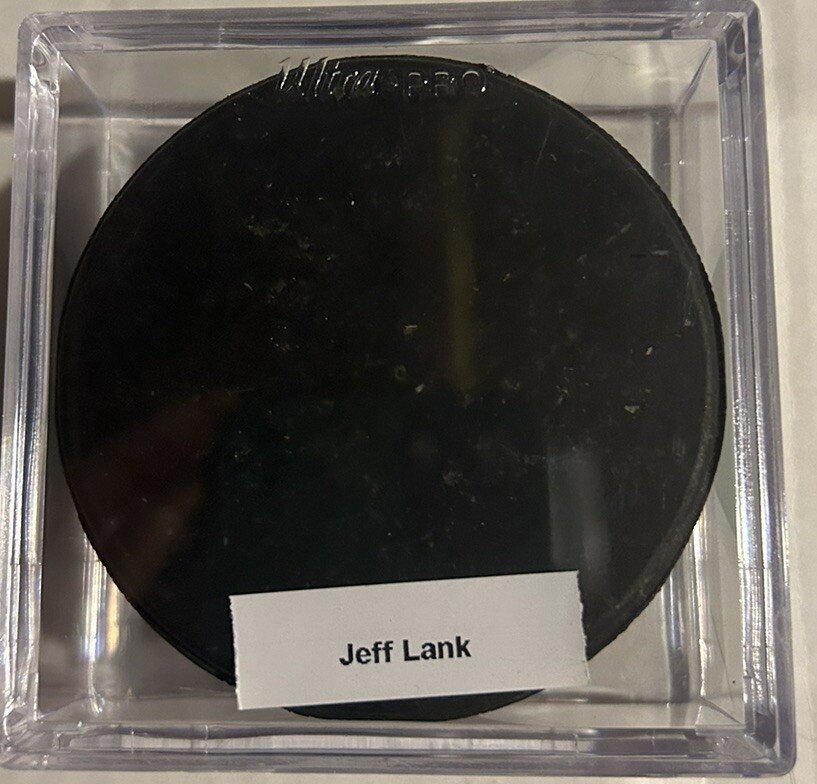 Jeff Lank Hand Signed Autograph Auto Philadelphia Phantoms Puck With ...