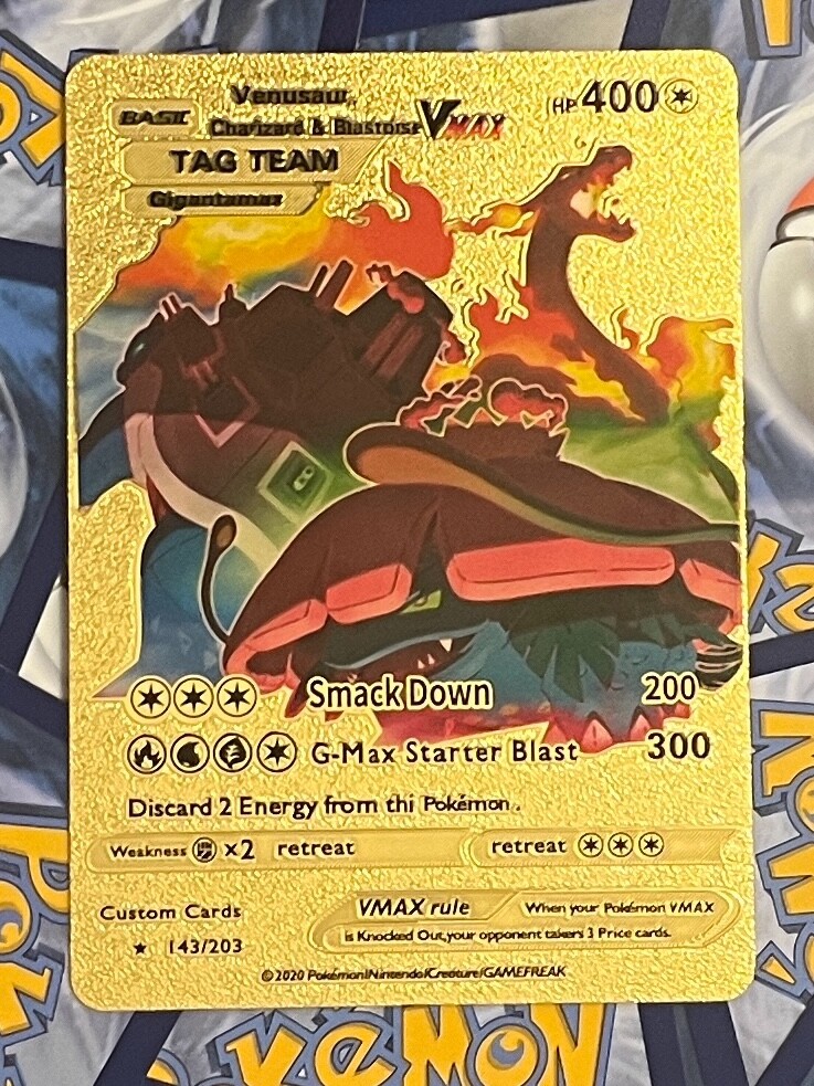 Mega Charizard Blastoise Venusaur Cards
