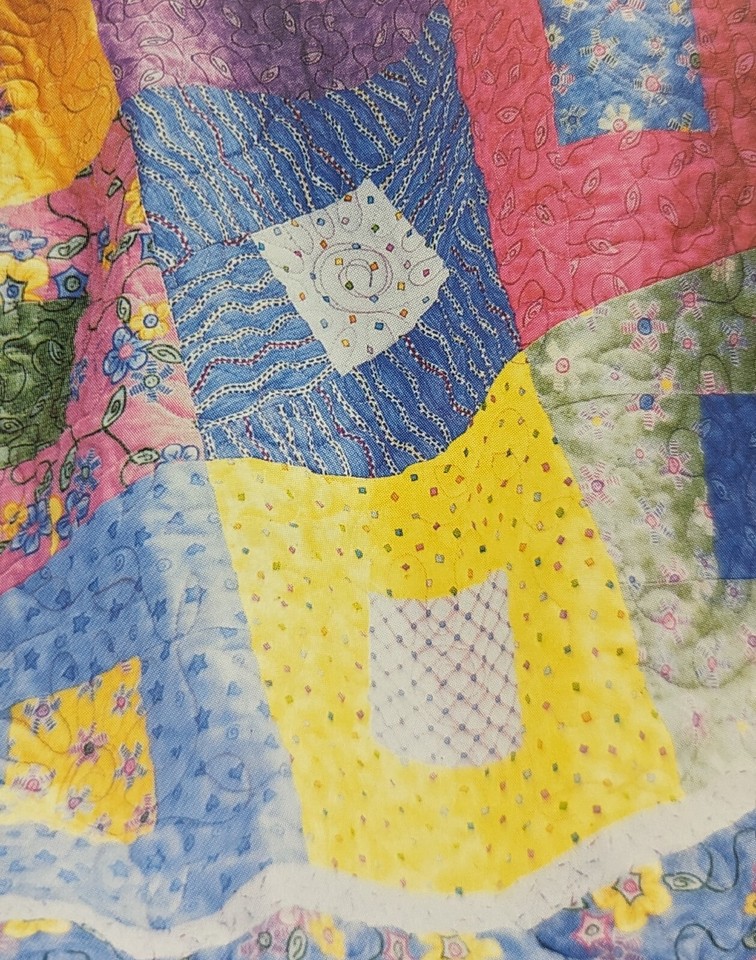 Easy Beginner Wonky squares fussy cut special 56x65 Quilt pattern ...