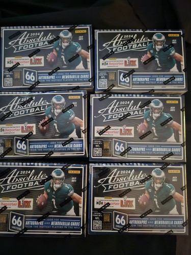 2024 Panini Absolute NFL Football Lot Of 6 Blaster Boxes New Sealed | eBay