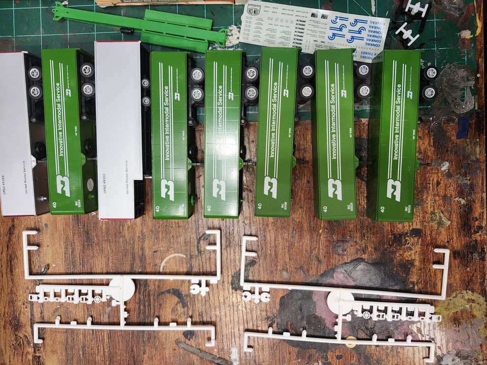 Con-Cor Ho Burlington Northern & Conrail Fuel Foiler Cars For Spare ...