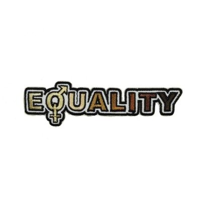 Equality Patch Equal Freedom Social Unity Rights Embroidered Iron On ...