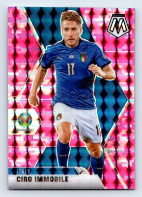 2020-21 Panini Mosaic Euro CIRO IMMOBILE PINK CAMO PRIZM | eBay