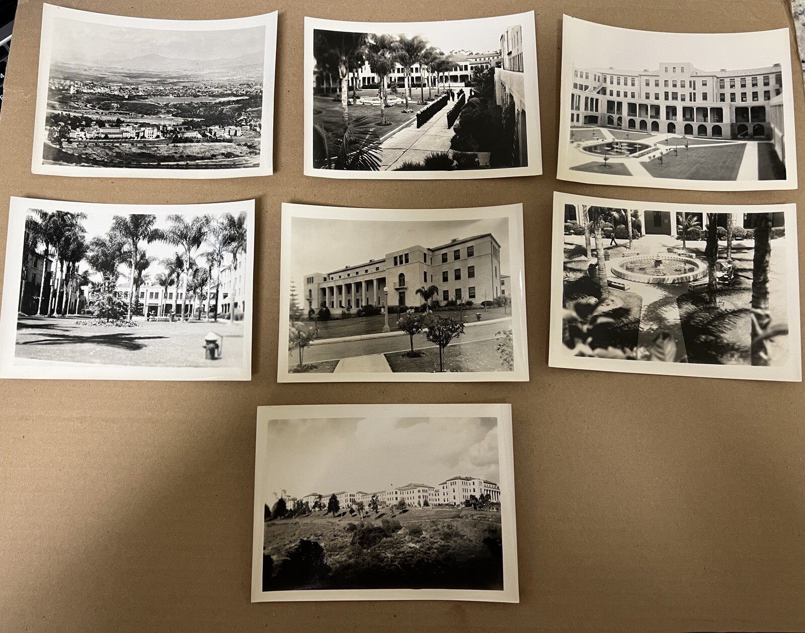 1930's - 1940's Photo Lot of 7 US Naval Medical Center Balboa San Diego ...