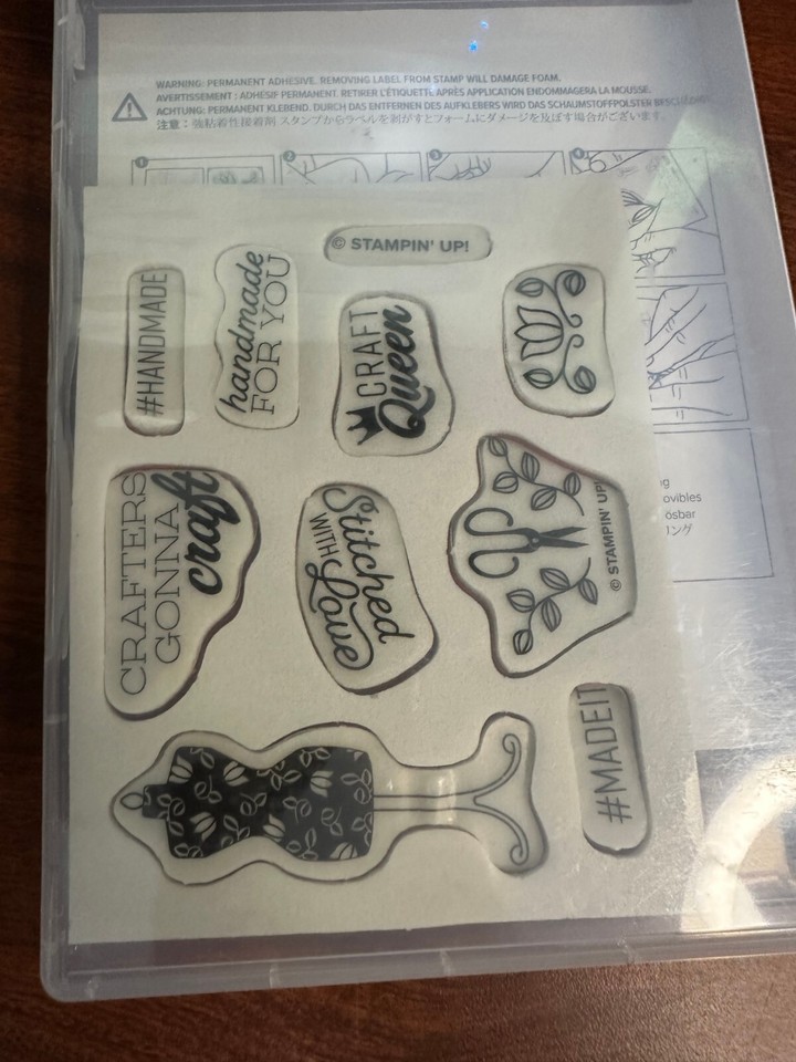 Stampin Up Cling Mount Stamp Set ~ Handmade For You | eBay