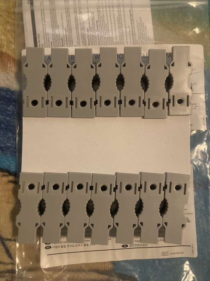 GE ECG EKG Adapter Clip Wide Mouth 14 pack 2104729-001 NEW | eBay