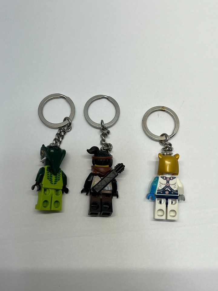 Lego Ninjago Keychains Lot of 3, Venomari warrior, Lucy Wyldstyle ...