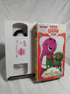 Barney & Friends Good Clean Fun! VHS Video | Grelly USA