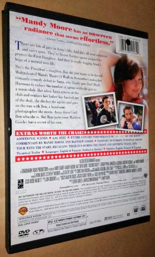 CHASING LIBERTY-DVD-(Comedy,Mandy Moore, Jeremy Piven) | eBay