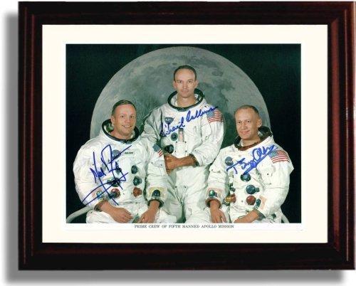 Unframed Neil Armstrong, Michael Collins, Buzz Aldrin Autograph Promo ...