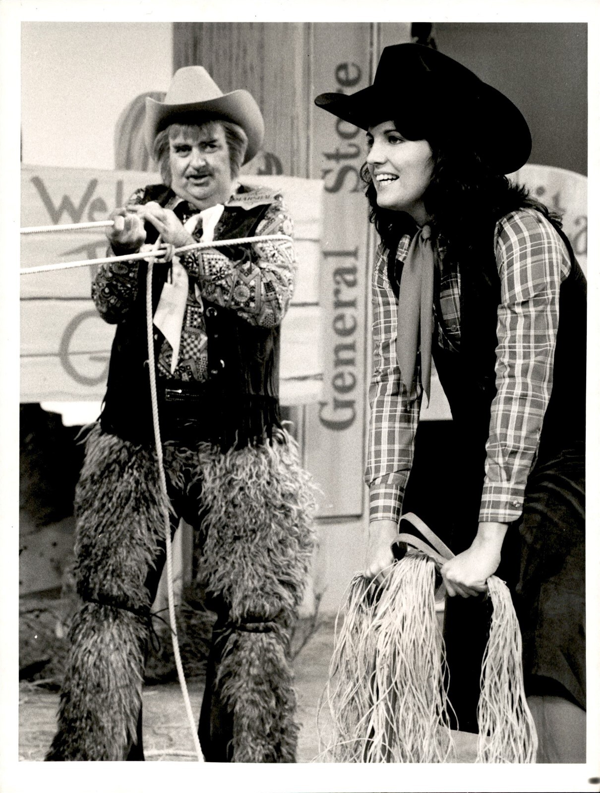 BR46 1977 Rare Original Photo BOB KEESHAN LUCIE ARNAZ Captain Kangaroo ...