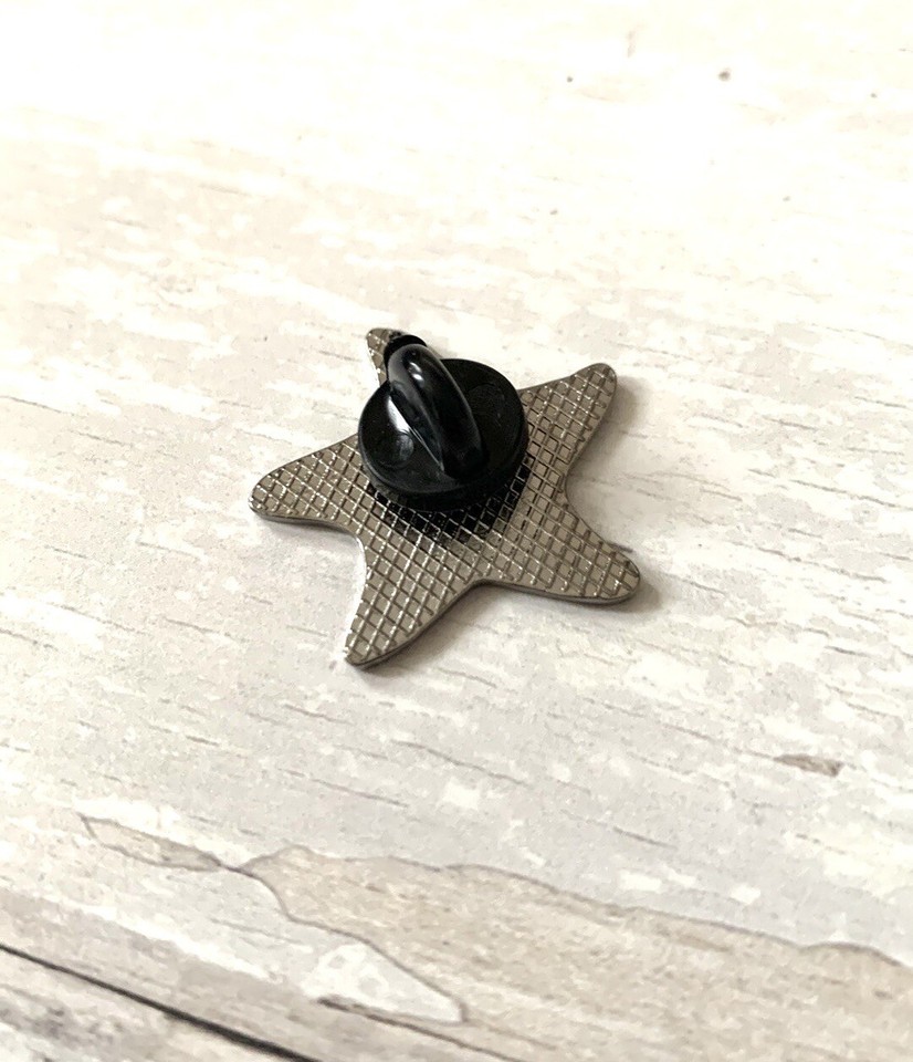 Starfish Enamel Pin Ocean Animals Pink Five Star Fish Cute Face Pins ...