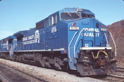 CR 6116 C40-8W (CONRAIL) --- Original Slide T11-2 | eBay