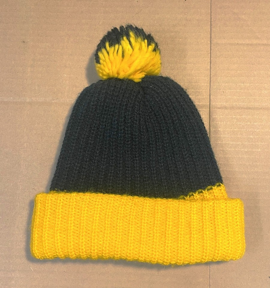 Vintage Pittsburgh Steelers Winter Knit Hat Cap w/ Pom | eBay