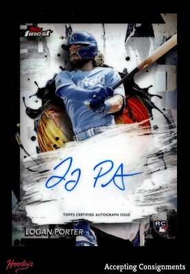 2024 Finest Autographs #FALPO Logan Porter ROYALS RC ROOKIE AUTO | eBay