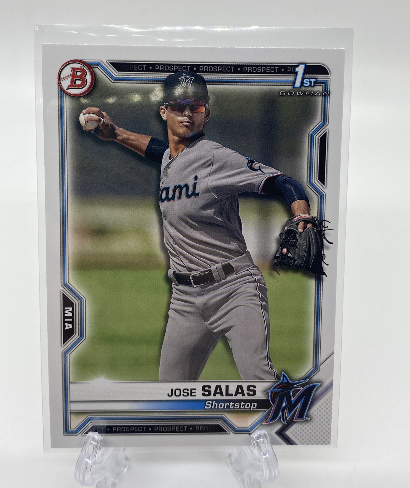 Jose Salas 2021 Bowman 1st Prospects #BL-110 RC Rookie Card Miami Marlins | eBay