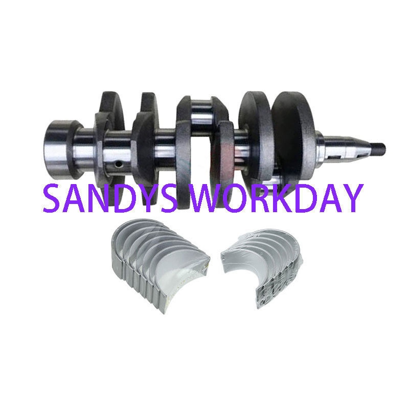 S3L3 Crankshaft + Bearing For MITSUBISHI Engine Mahindra 3215 2815 3316 ...