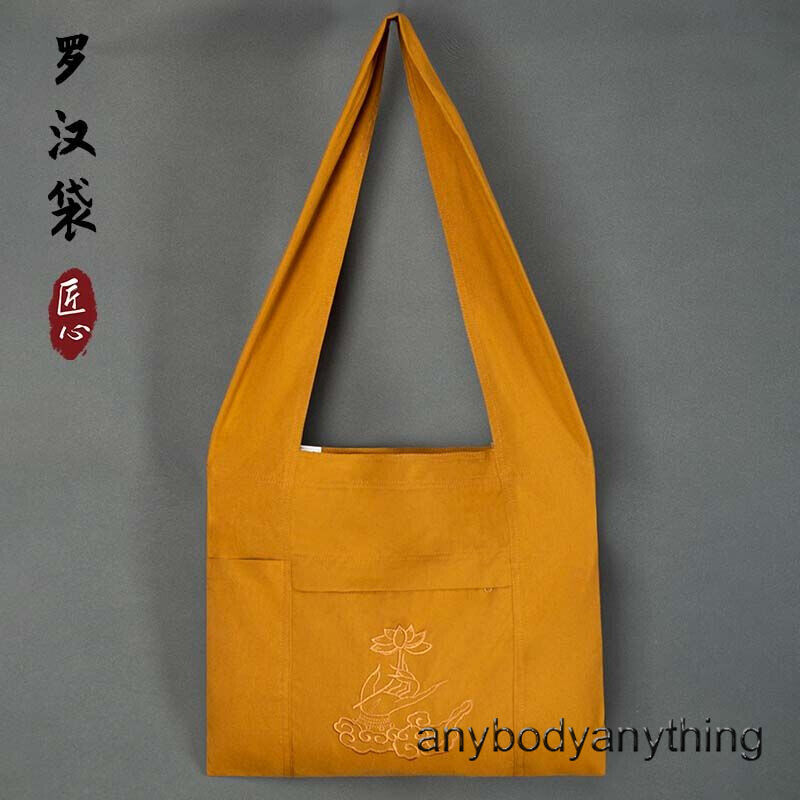 Monk Bag Traditional Buddhist Meditation Embroidered Shoulder Bag Monk ...