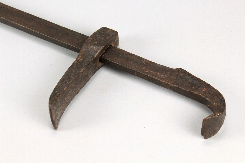 =Antique 18/19th c Wrought Iron Cooper's Hooping Tool Hoop Dog Barrel ...