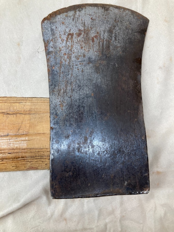 True Temper Flint Edge Kelly Works Axe USA w/ Hickory Handle Vintage 3. ...