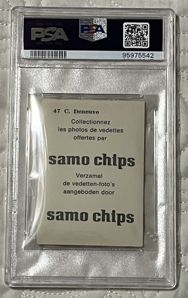 1966 Samo Chips Publistar Catherine Deneuve PSA 5 | eBay