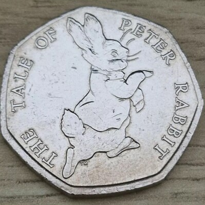 RARE ERROR COIN!!! Rare Peter rabbit coin with stamp error! | eBay UK