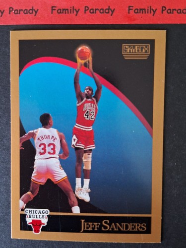 Jeff Sanders 47 Chicago Bulls Carte Skybox 1990-91 NBA Basket Ball | eBay