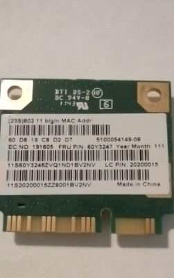 LENOVO THINKPAD T520i MODEM CARD FROM WATER DAMAGED COMPUTER P/N ...