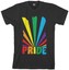 Threadrock Men's Gay Pride Rainbow Sunray T-shirt lesbian LGBT | eBay