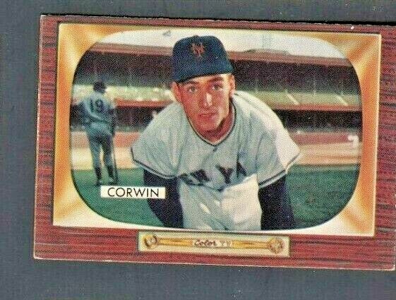Al Corwin 1955 Bowman ML Baseball Trading Card # 122 Giants LA | eBay