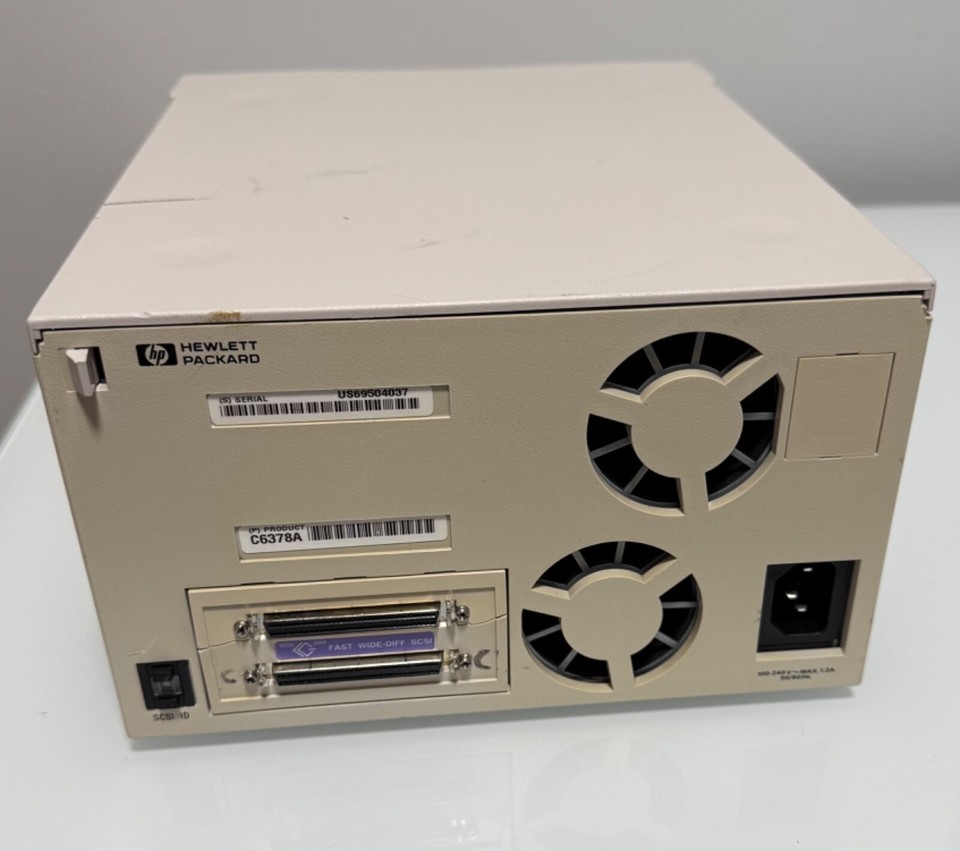 HP DLT Tape C6378-69001 C6378A SCSI External Drive | eBay