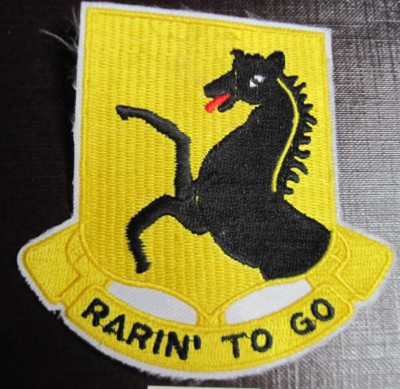 Army Crest Pocket jacket Veterans 4" PATCH 112th CAVALRY REGIMENT Cav ...