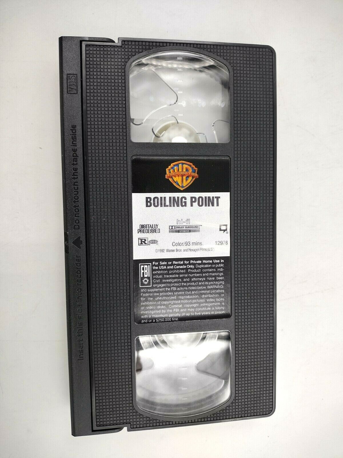 Boiling Point (VHS, 1993) 85391297635| eBay
