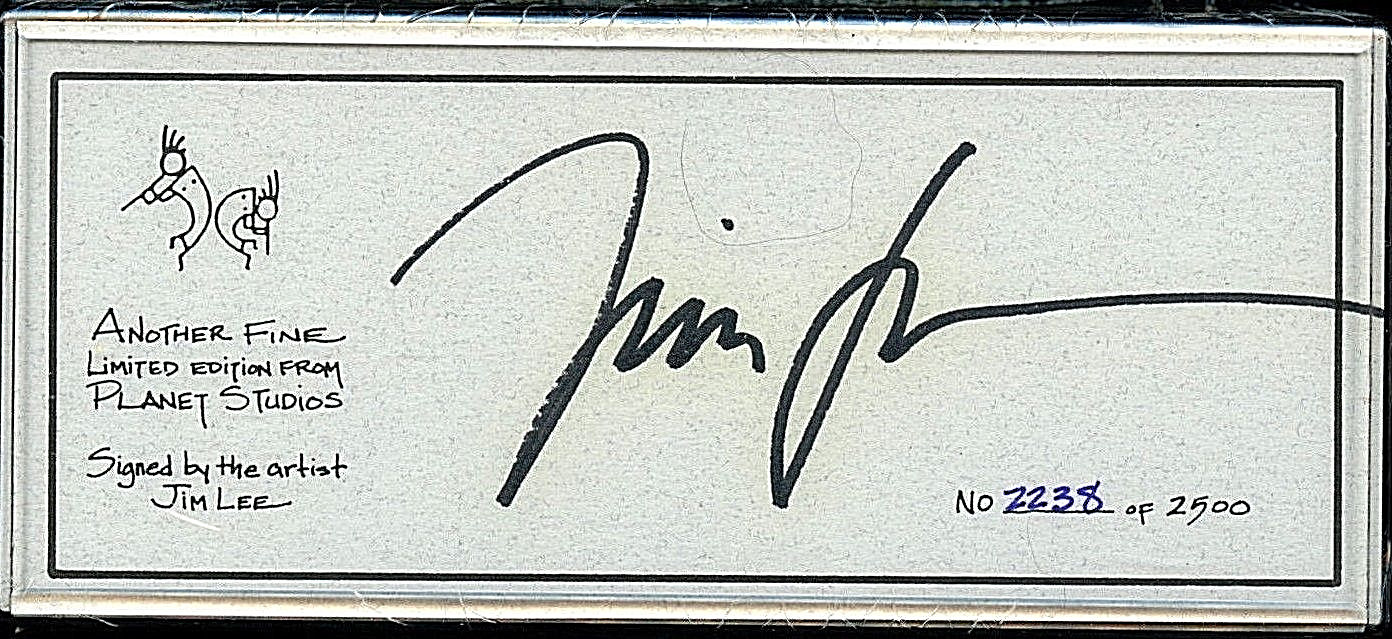 Jim Lee Signed X-Men Series 1 Starjammersl #86 Card Marvel Comics 1992 ...