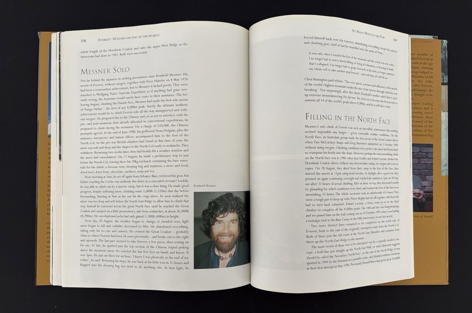 Everest 50 Years On Top of The World by George Band 2003 Hardcover ...