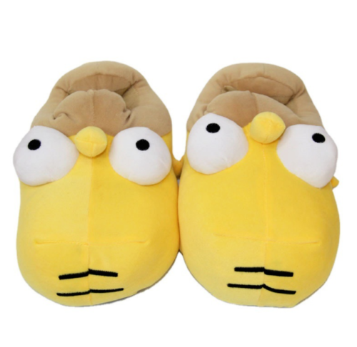 New Men's Homer Novelty Slippers Cartoon Head Shape Simpson 3D Size 7 ...