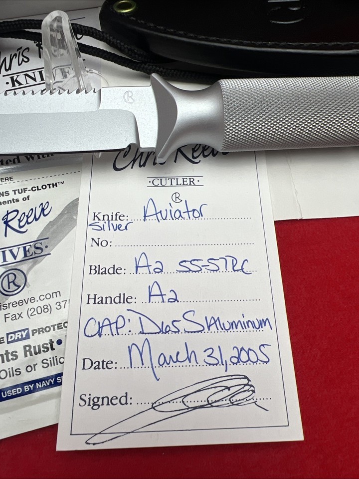 Chris Reeve Aviator - SILVER ULTRA RARE EDITION 2005 - NEW OLD STOCK | eBay